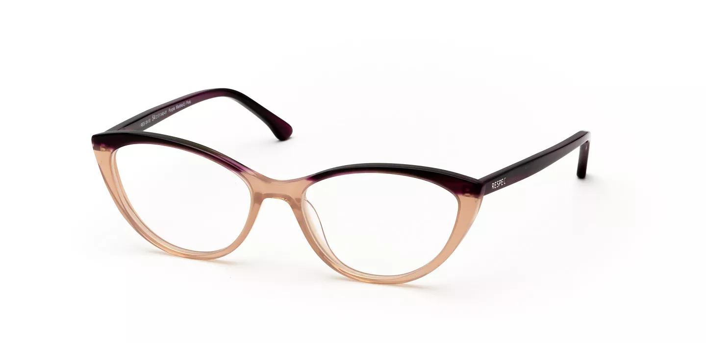 Respec Women's Purple Marble/Lt Pin Cat Eye Eyeglasses Respec Women's Purple Marble/Lt Pin Cat Eye Eyeglasses